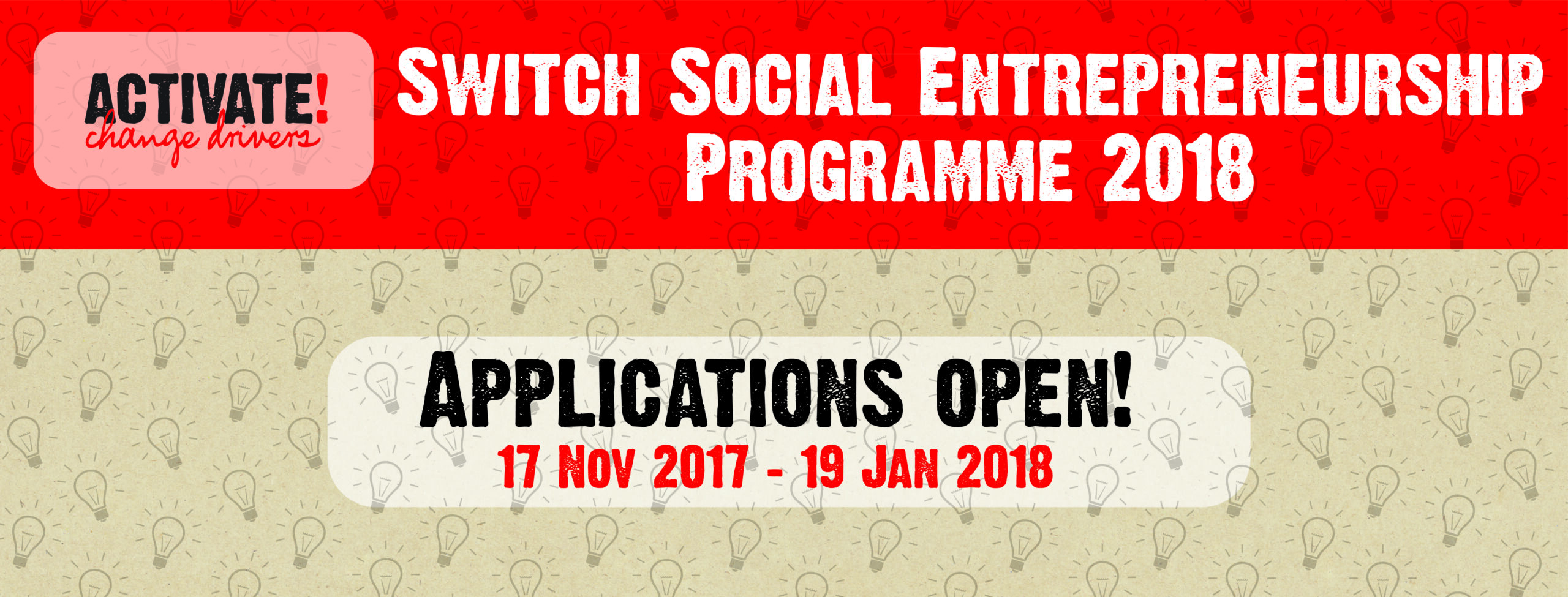 Applications for Switch 2018 are now open! | Activate!